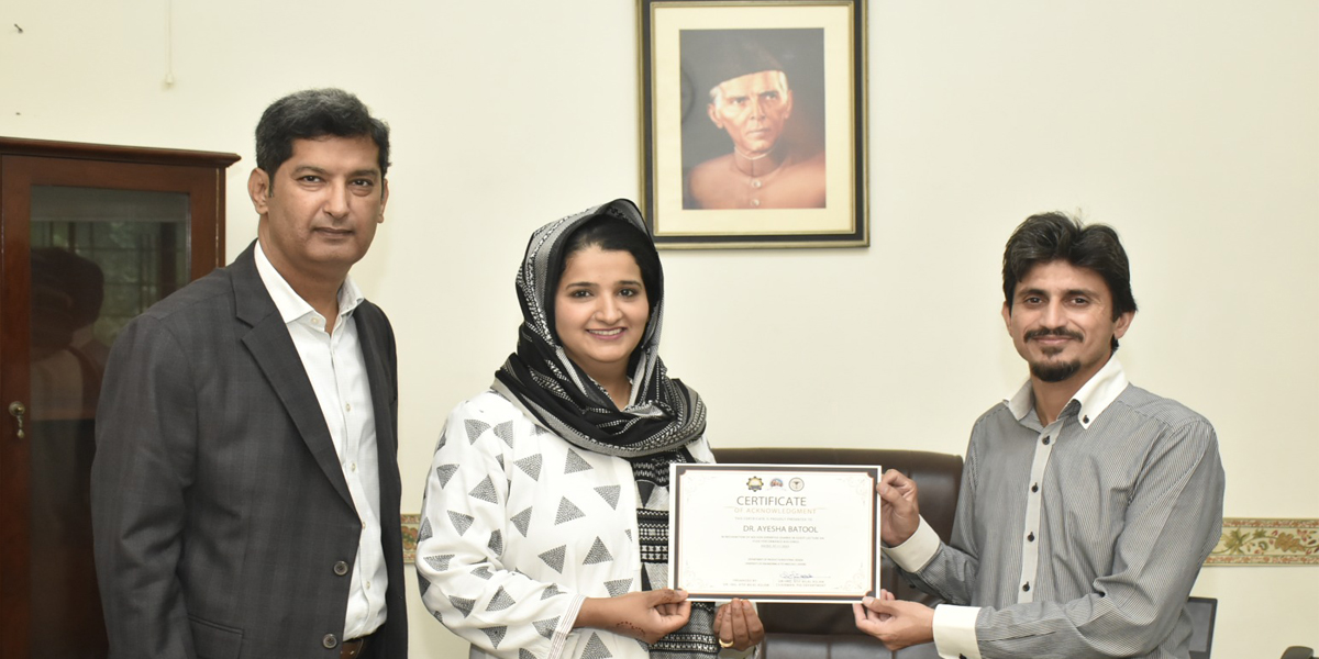 Lecture on ‘High-Performance Buildings’ by Dr. Ayesha Batool at ...